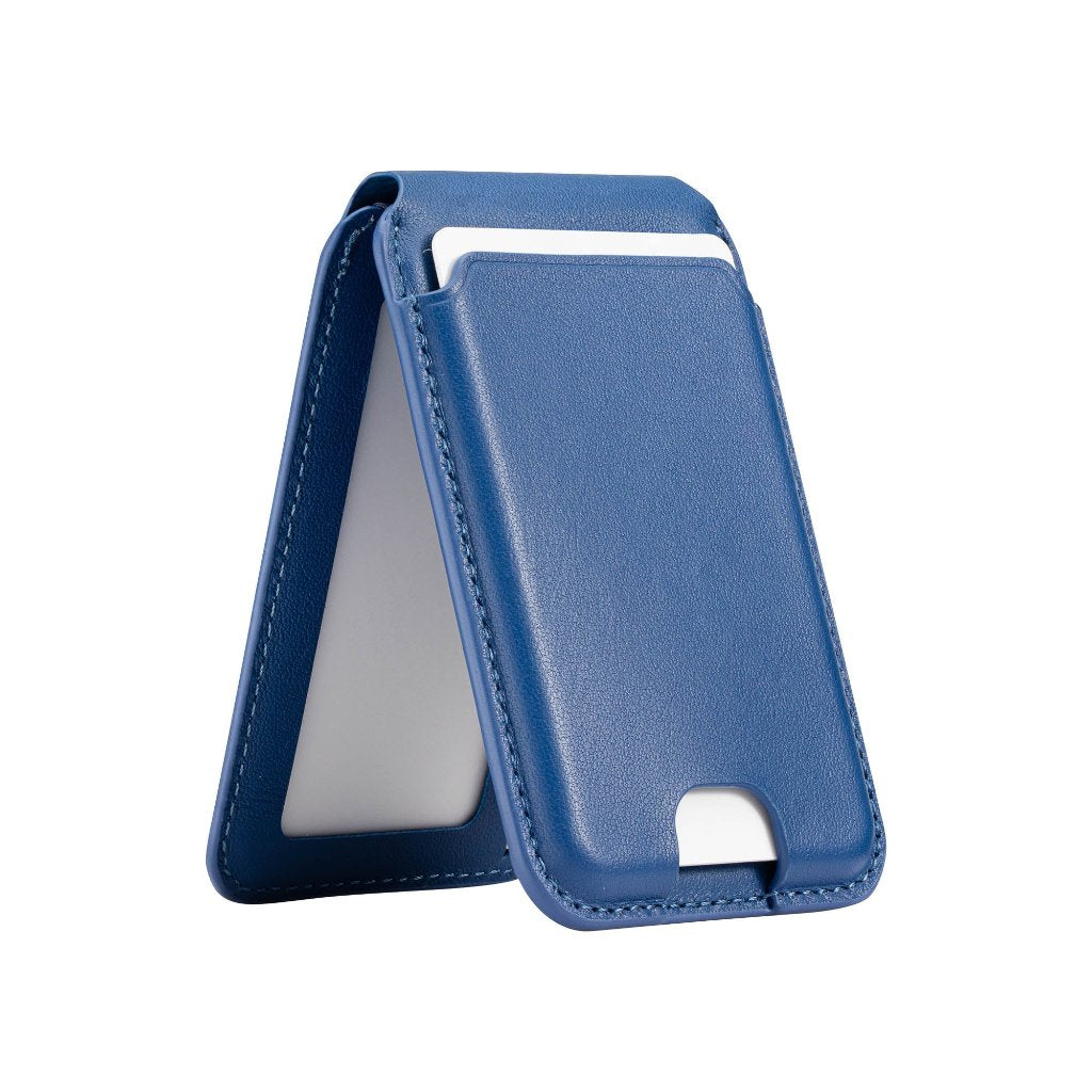 MagSafe Compatible Wallet - Timeless Luxe - Sapphire Blue